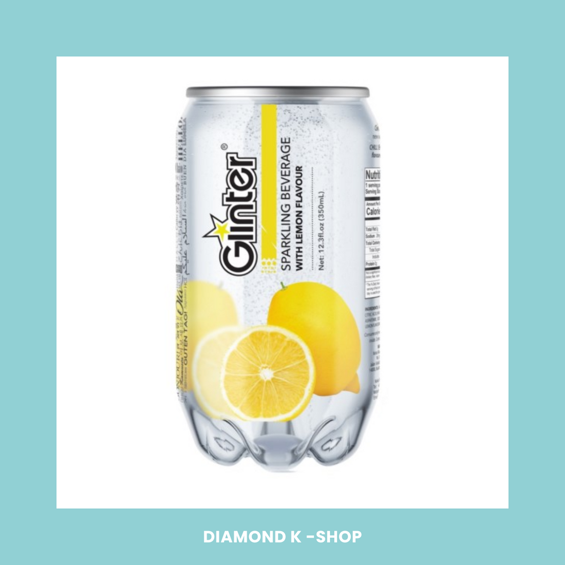 Bebida Glinter Sparkling - Limon – Diamond K-Shop