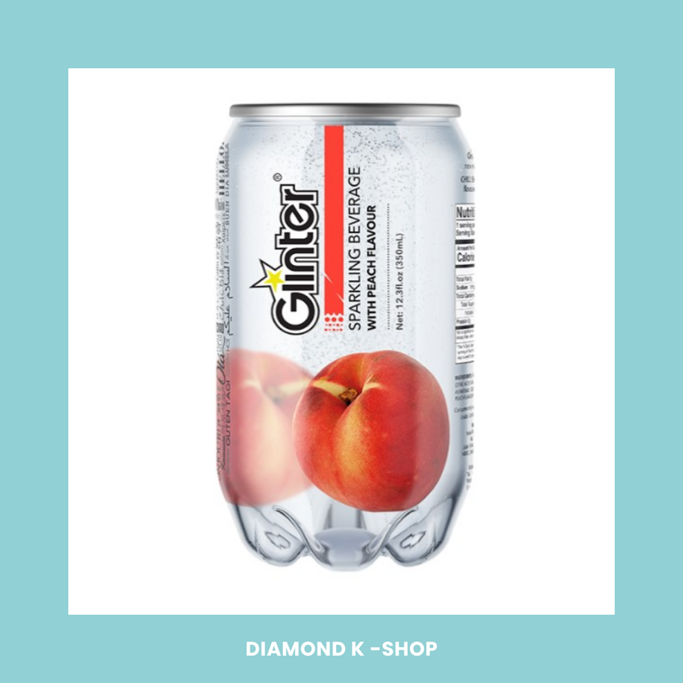 Bebida Glinter Sparkling - Durazno – Diamond K-Shop